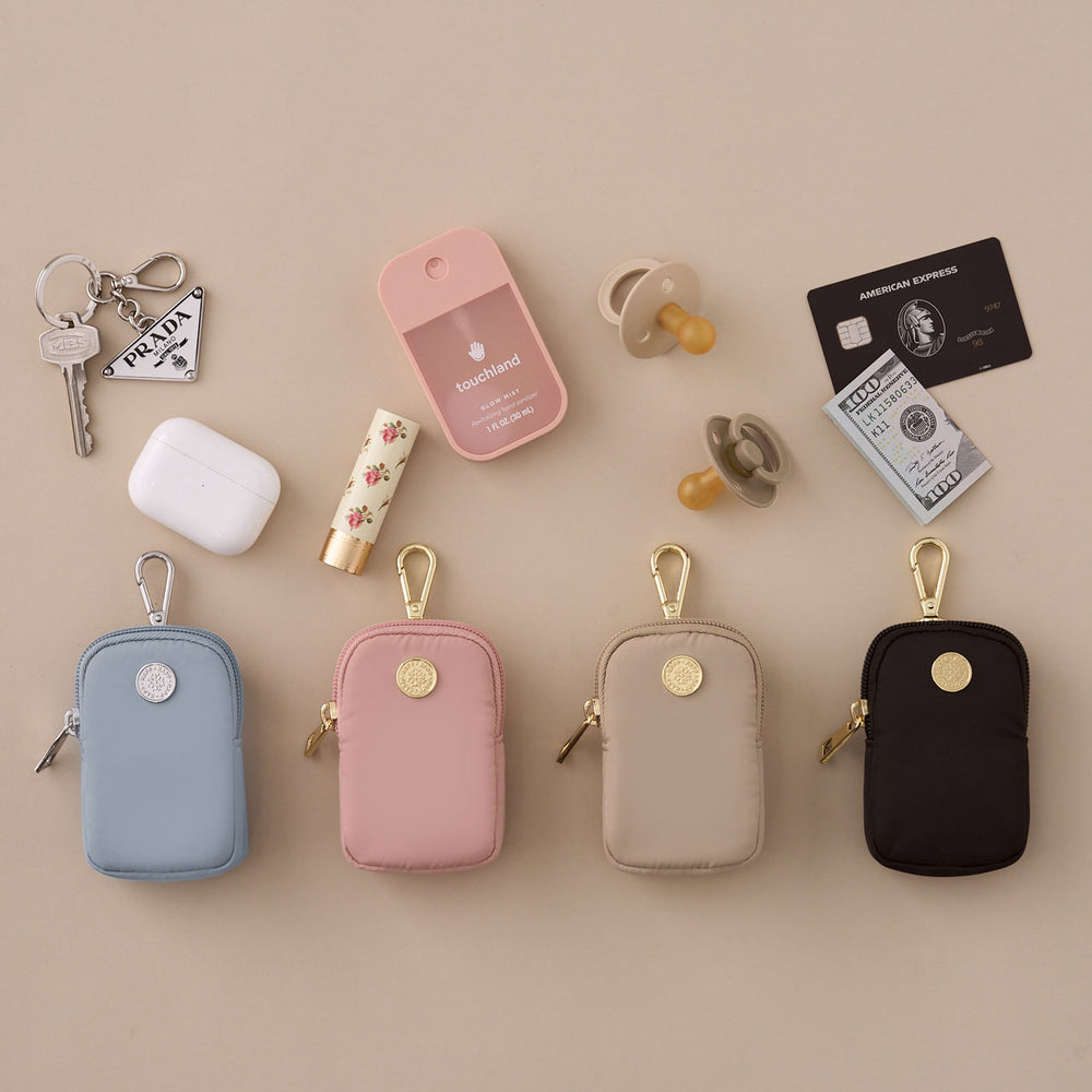 HAPP Brand Clip-On Pouch in Rose