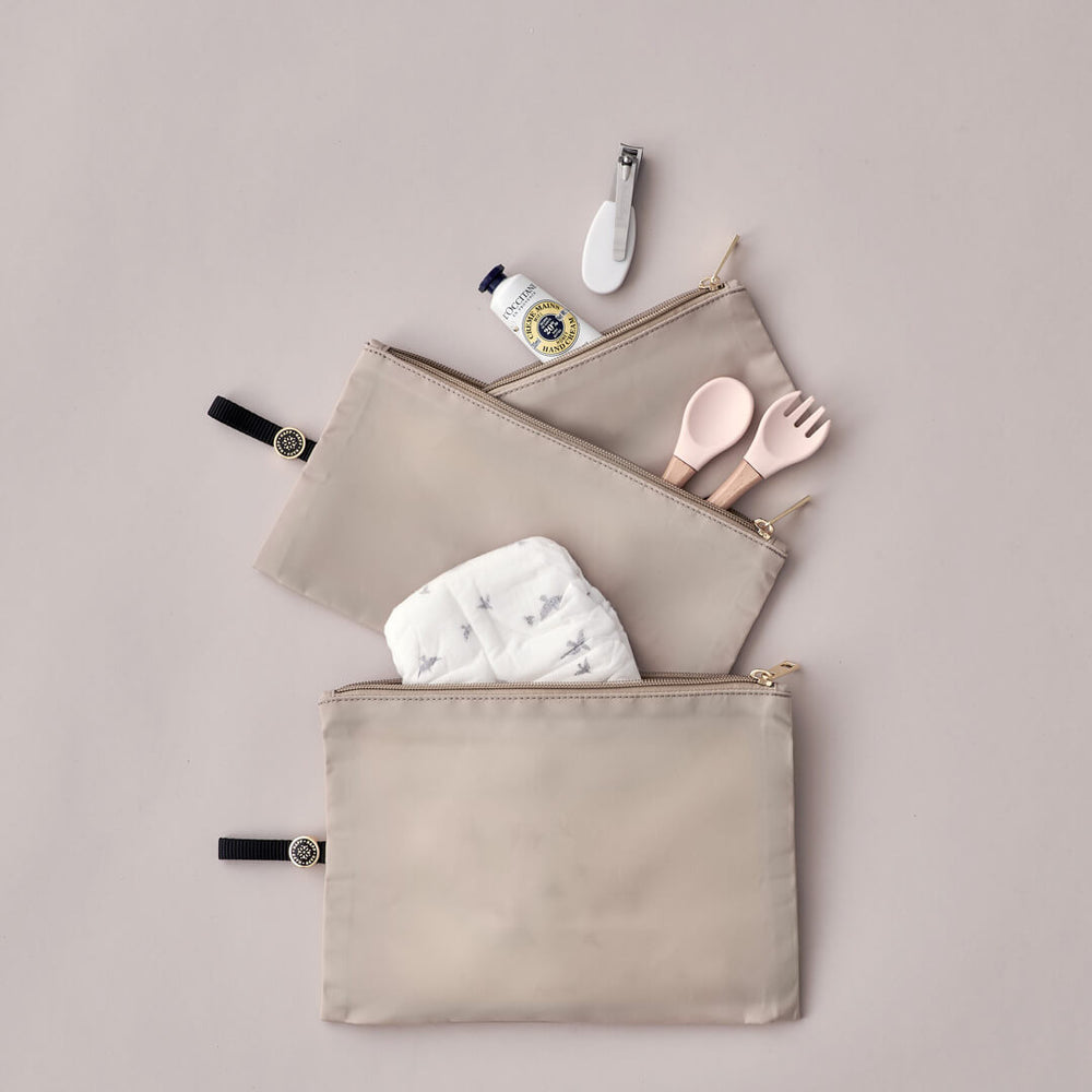 HAPP Brand Expandable Packing Pouches - Beige