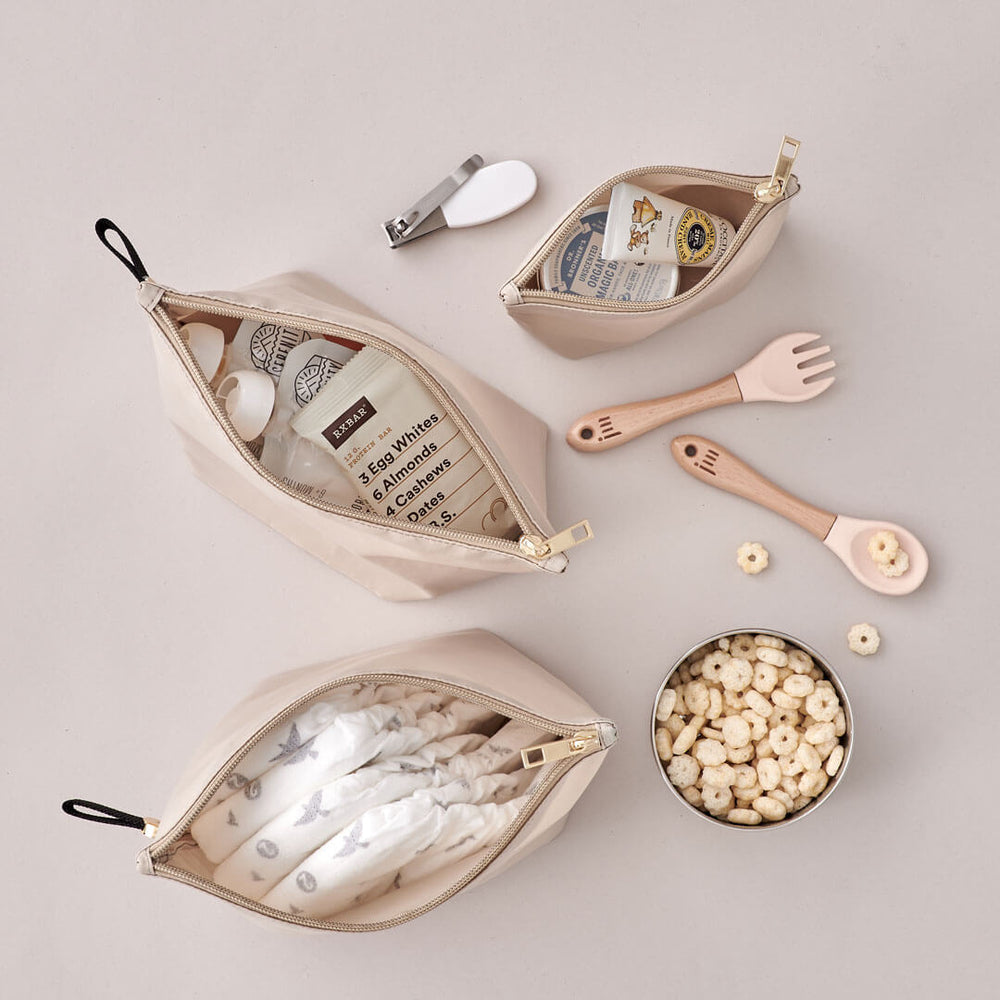HAPP Brand Expandable Packing Pouches - Beige
