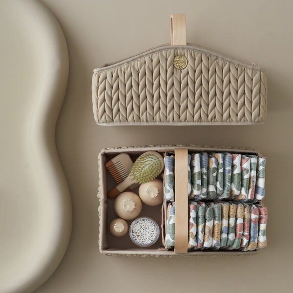 HAPP Brand Diaper Caddy - Beige – HAPP BRAND